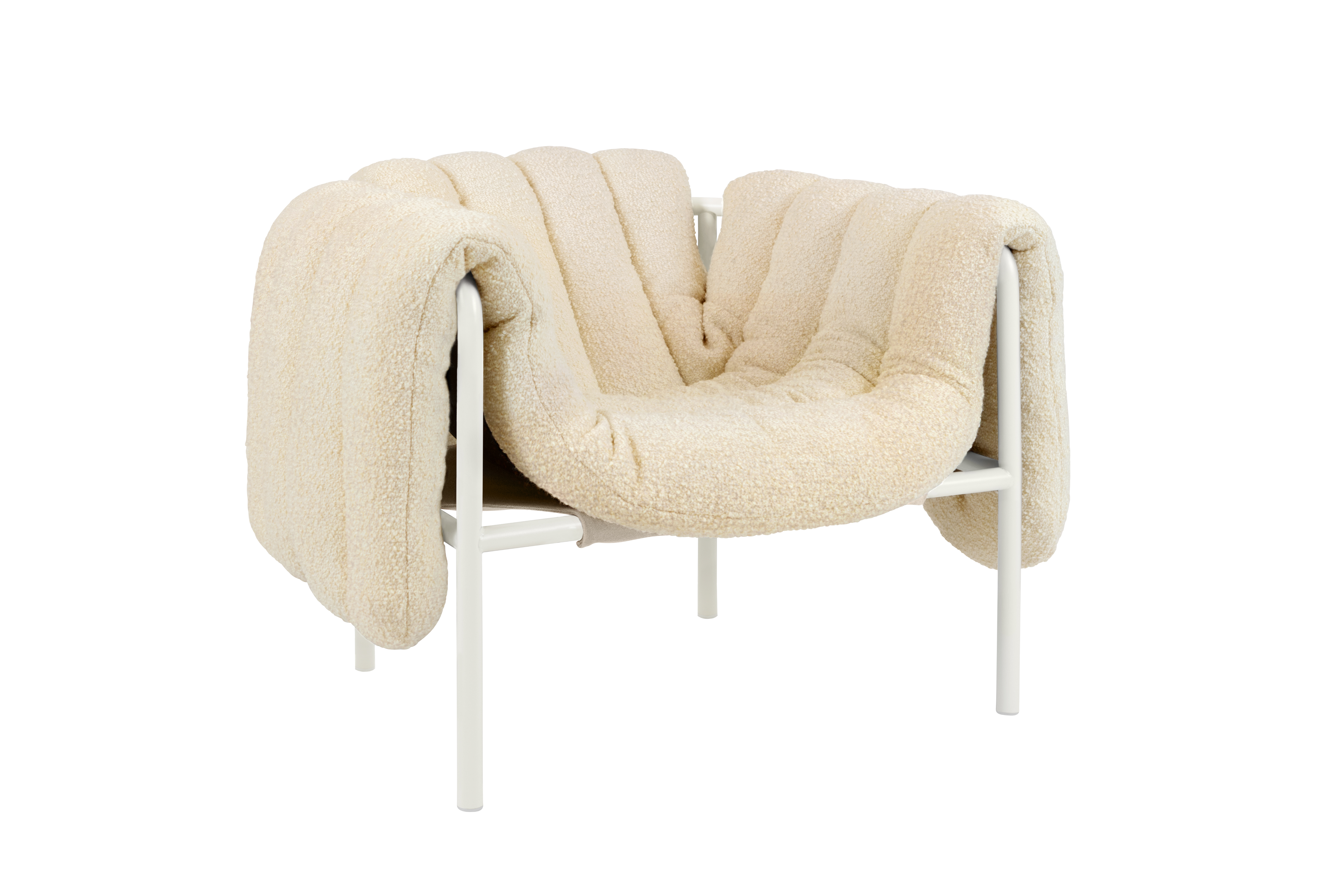 Puffy Lounge Chair, Eggshell / Cream — Hem