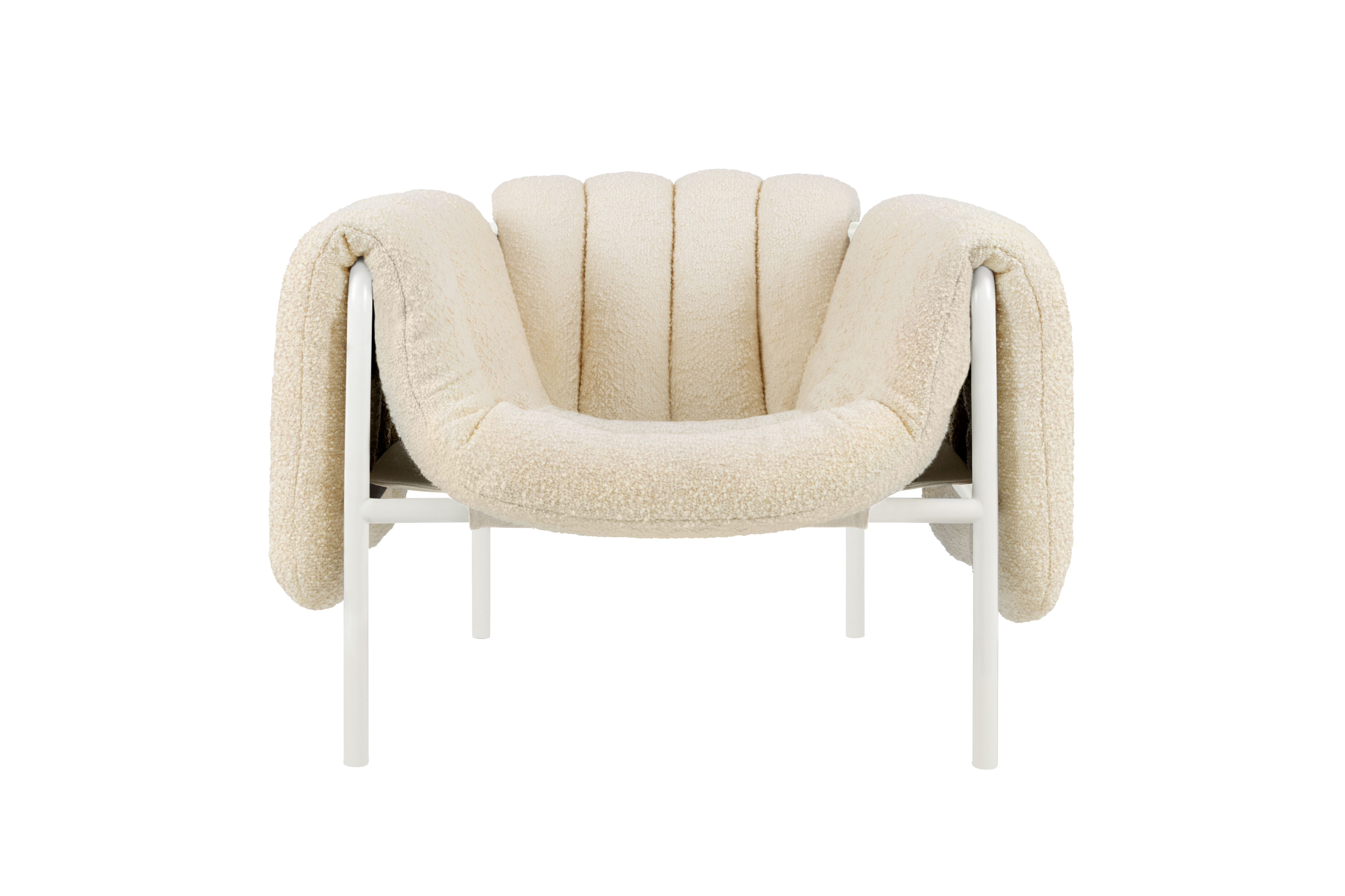 Puffy Lounge Chair, Eggshell / Cream — Hem