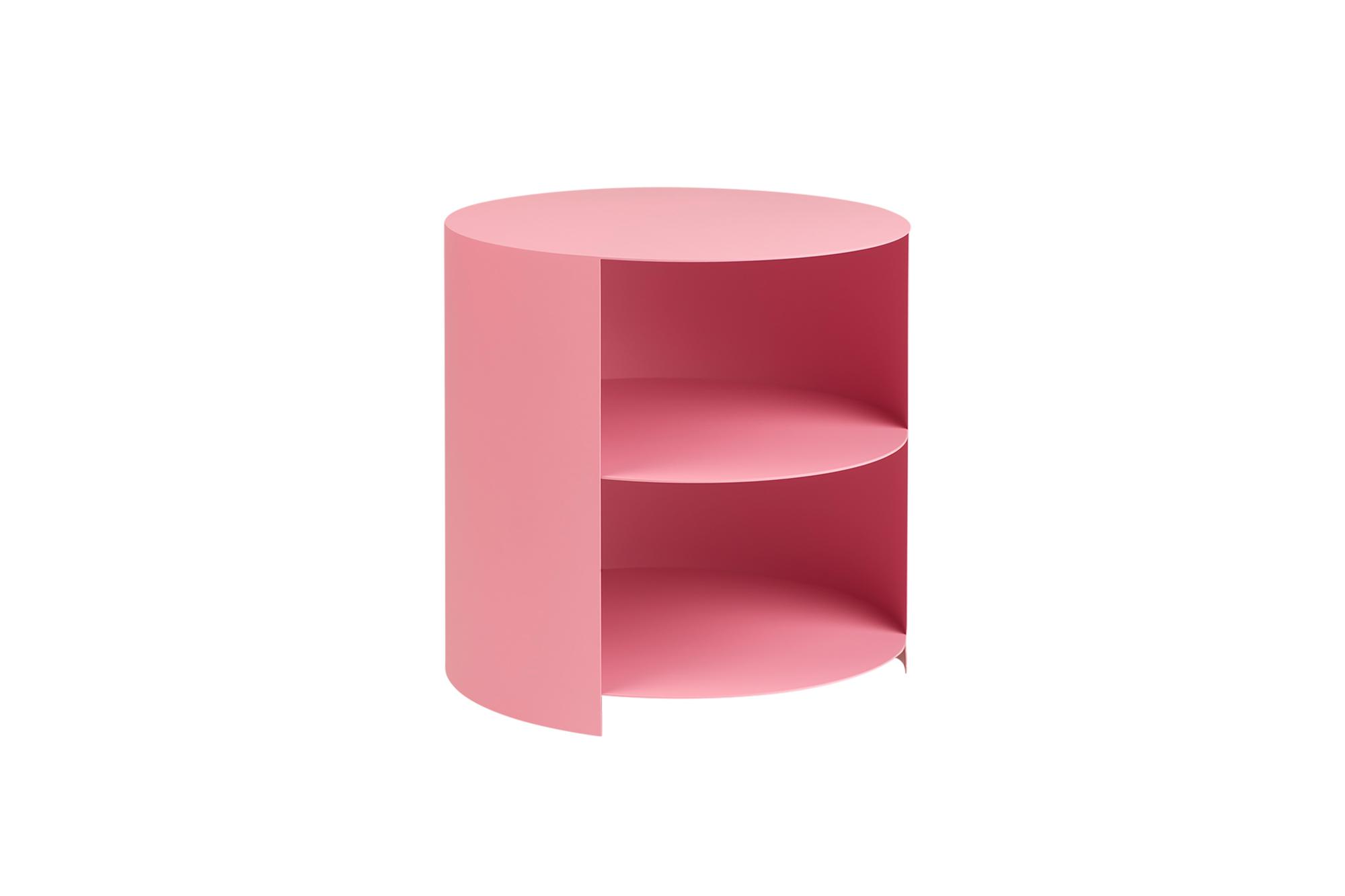 Hide Side Table, Light Pink — Hem