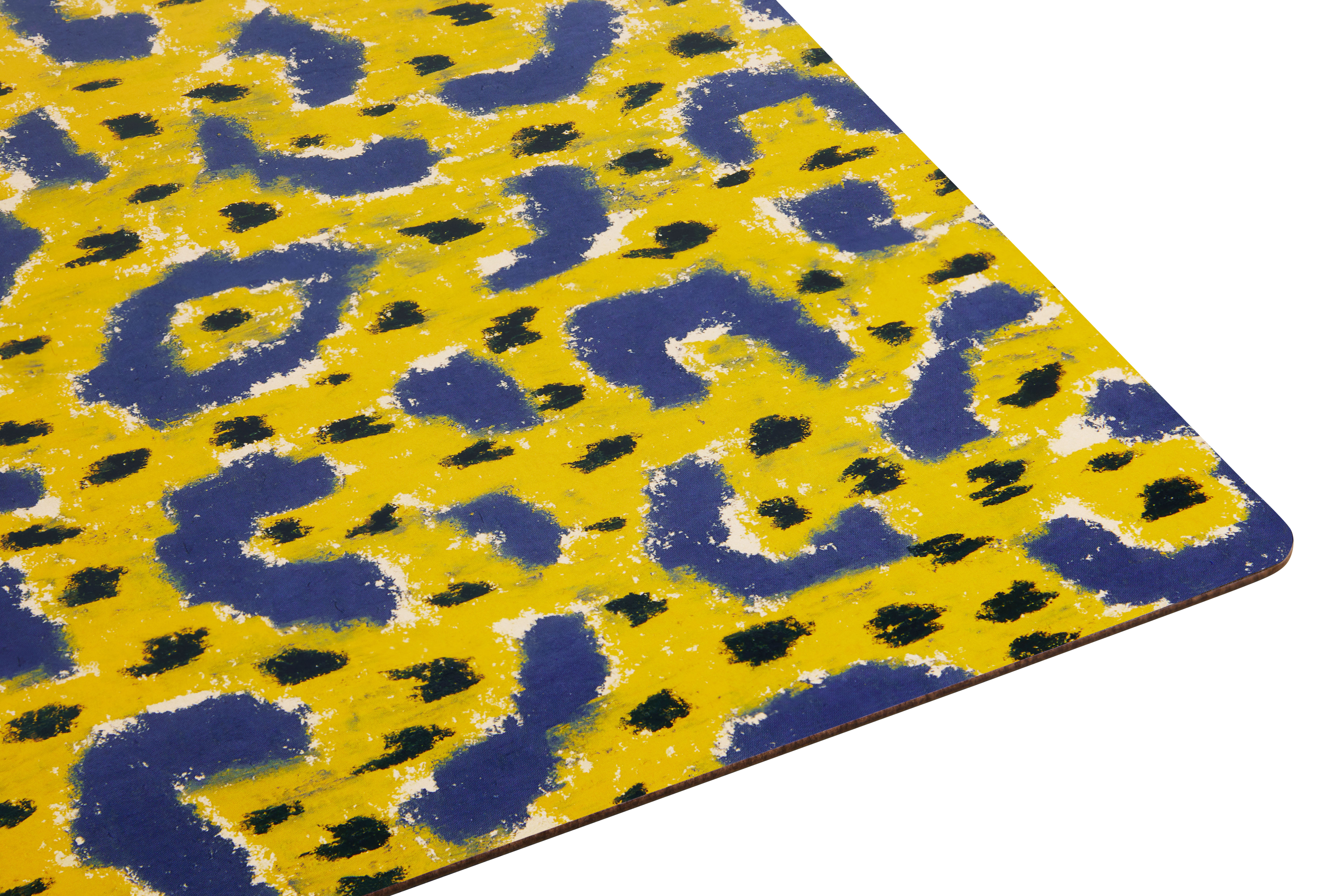 Monster Placemat (Set of 2), Ochre Yellow / Grey / Black — Hem