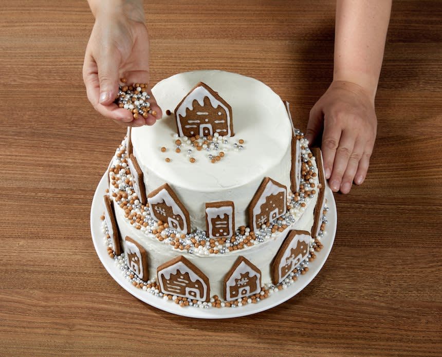 Chocomoussetaart voor kerst