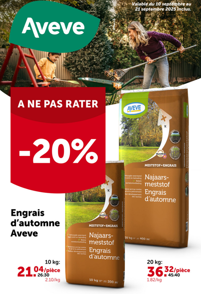 Folder promotionnel - Aveve