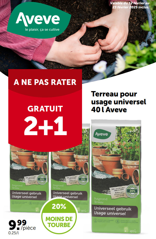 Folder promotionnel - Aveve