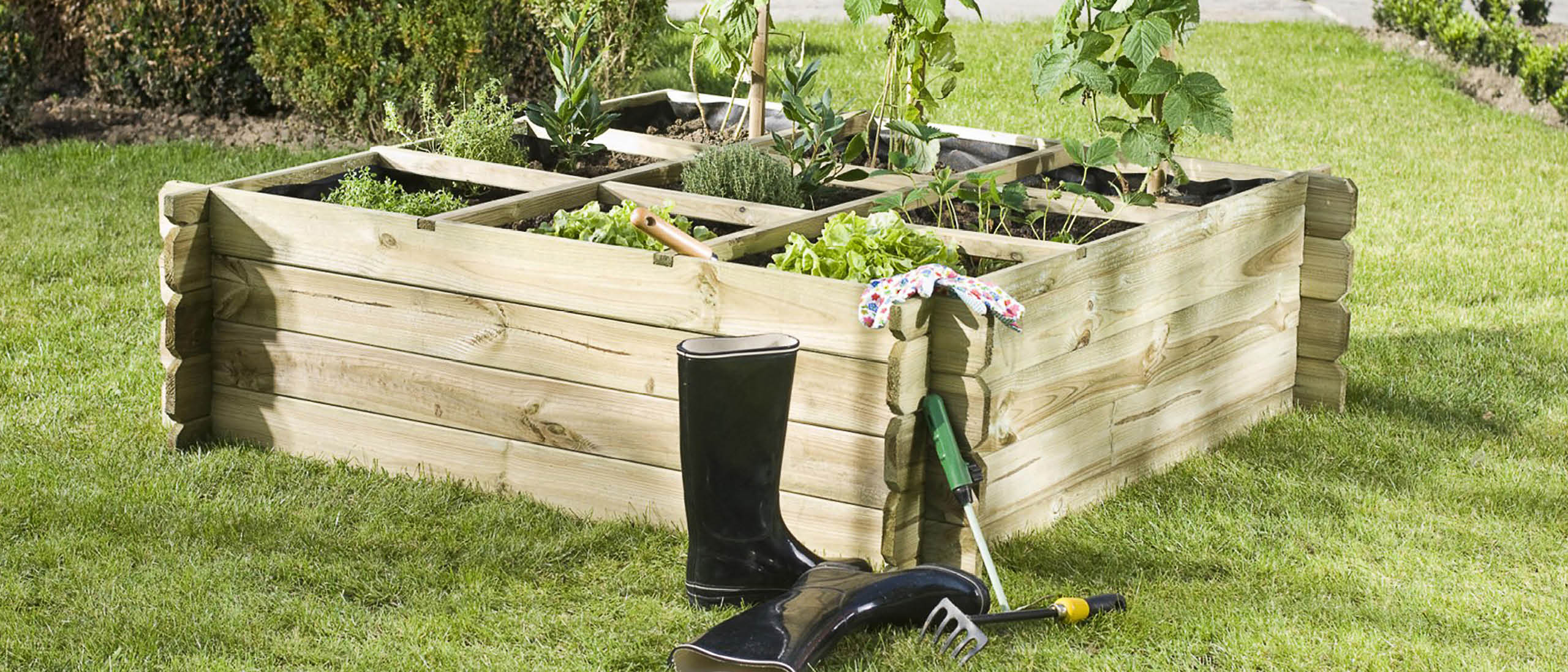 démo sur le carré potager