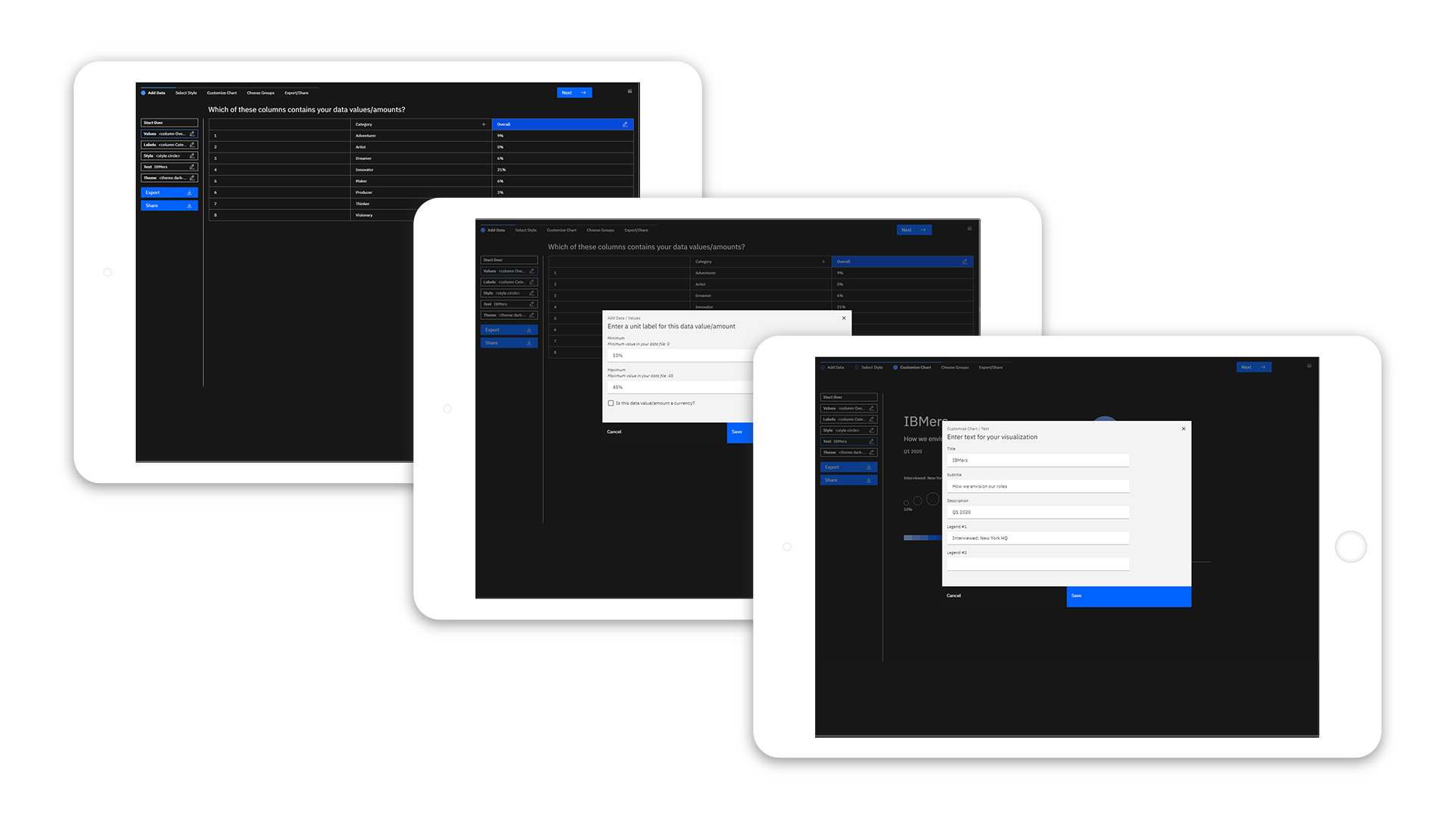IBM - Data Visualizer // Reconstrukt