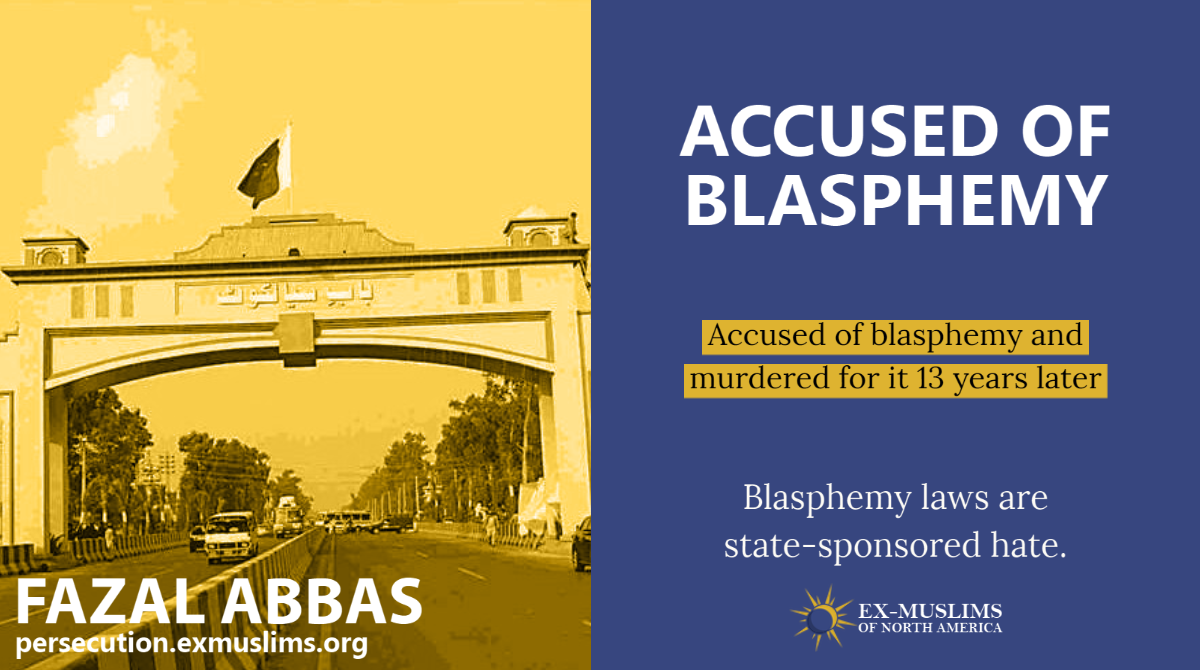 Three sisters assassinate Fazal Abbas for blasphemy committed 13 years ...