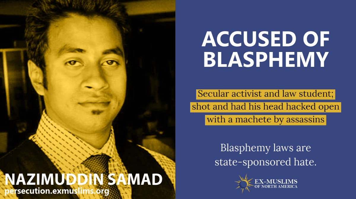 Law student and secular activist Nazimuddin Samad assassinated by ...