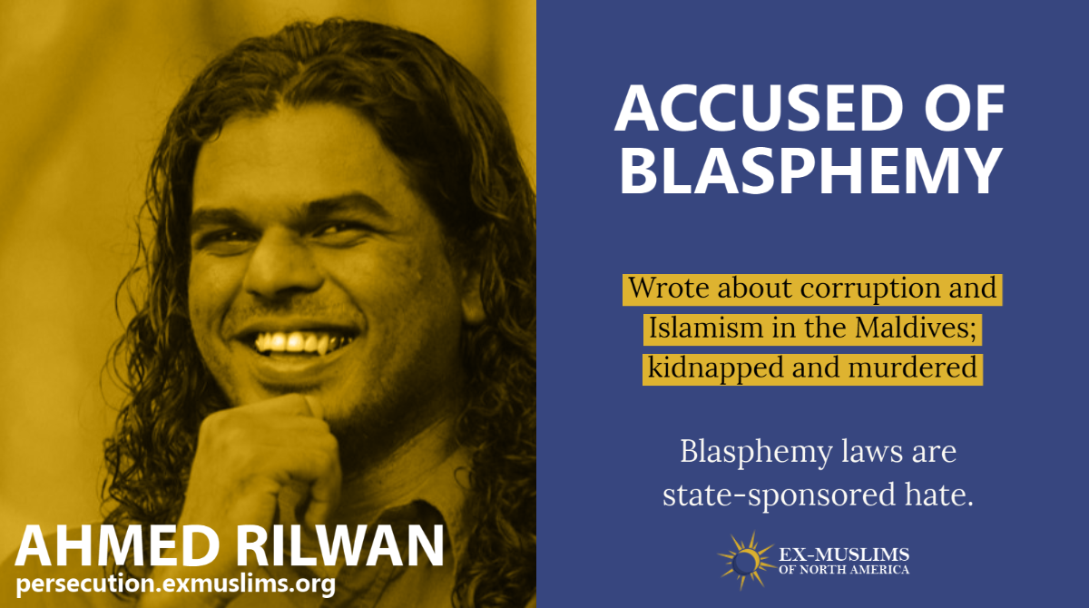 Journalist Ahmed Rilwan kidnapped and murdered by Islamists for ...