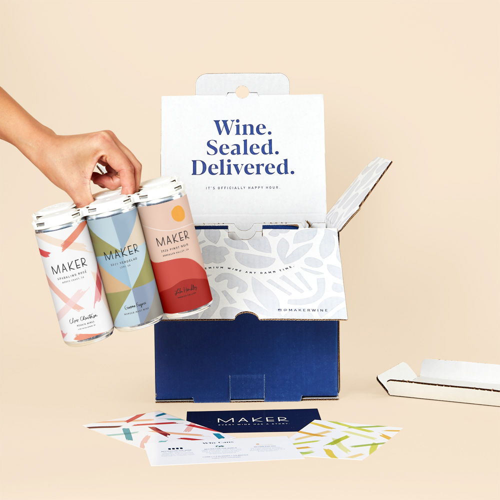 Maker Wine | Premium Canned Wine | By Diverse, Small Producers