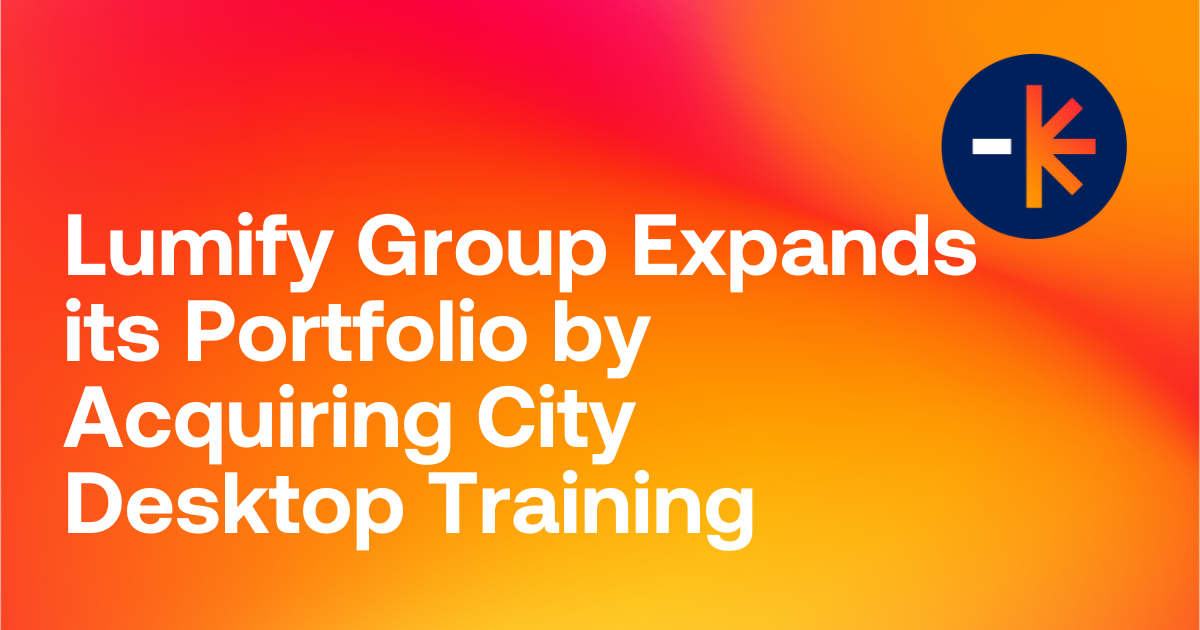 Press Release: Lumify Group Expands its Portfolio by Acquiring City Desktop Training