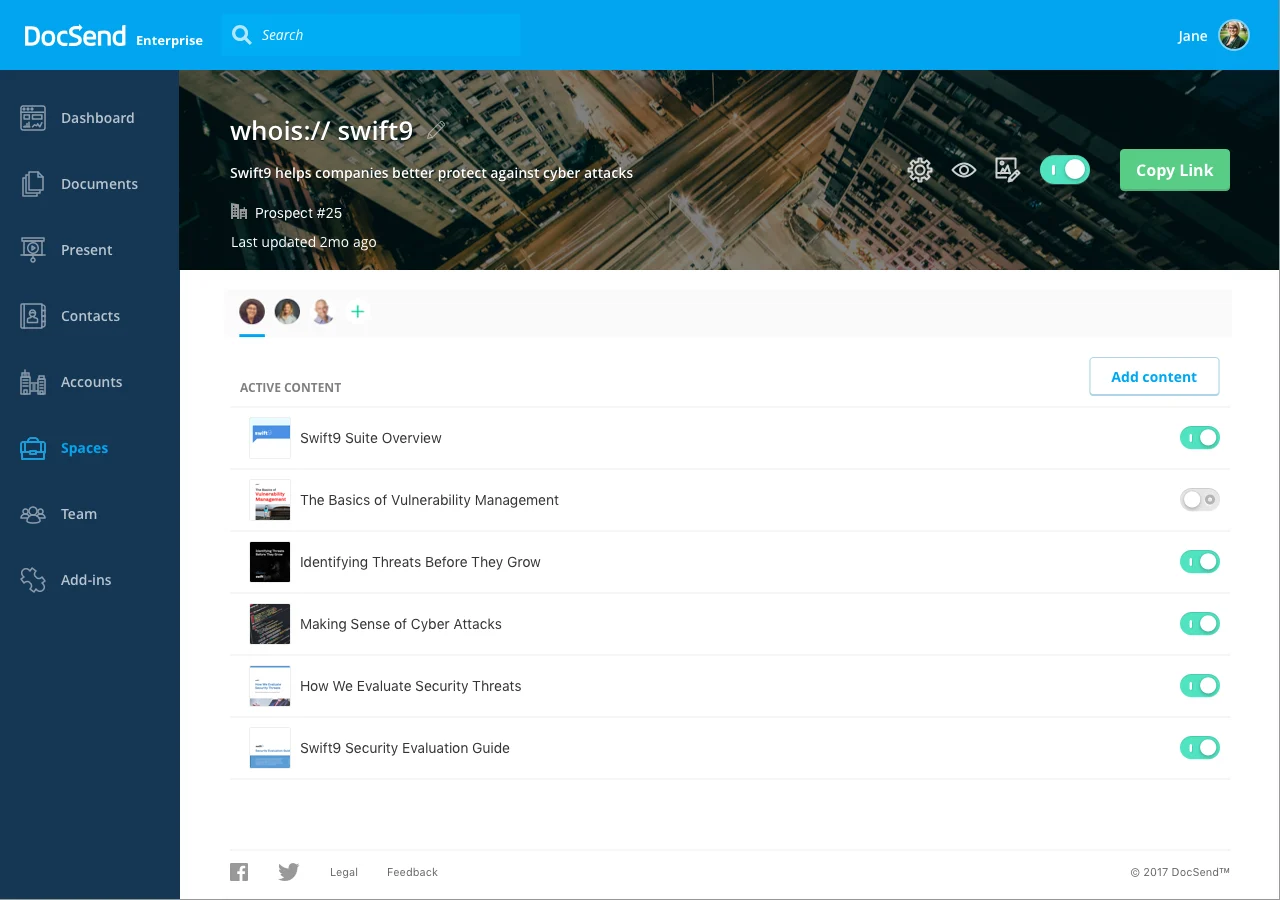Introducing Spaces for DocSend: Create personalized content deal rooms ...