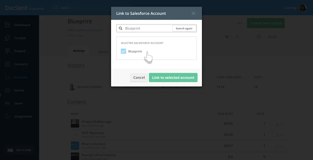 Introducing Salesforce account mapping in DocSend | DocSend
