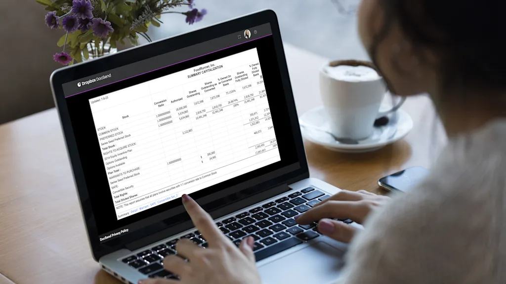 New feature: Securely send and track web-view only spreadsheets | DocSend