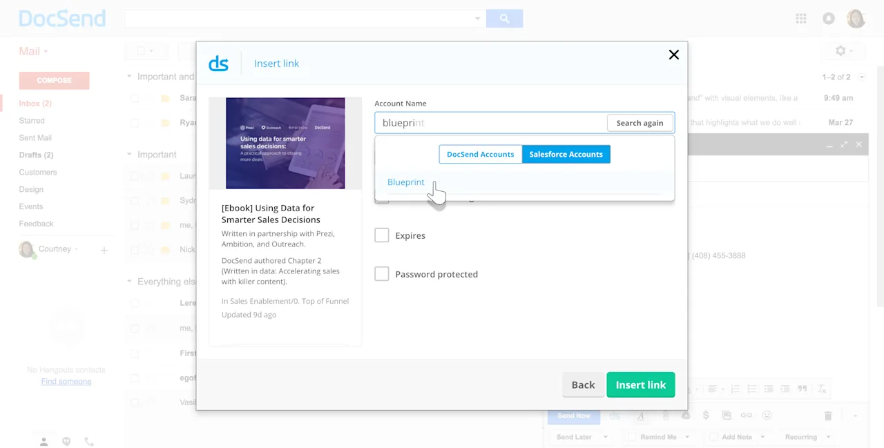 Introducing Salesforce account mapping in DocSend | DocSend