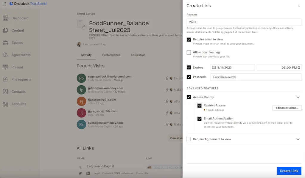 New feature: Securely send and track web-view only spreadsheets | DocSend