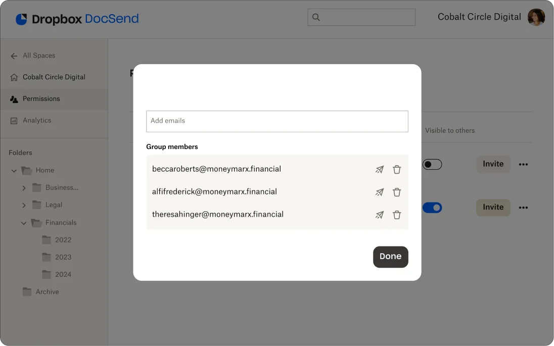 Virtual Data Rooms for Deals, Fundraising, and Compliance - DocSend