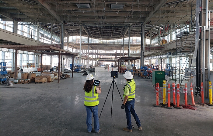 Using smart glasses for tunnel and concourse construction at LAX