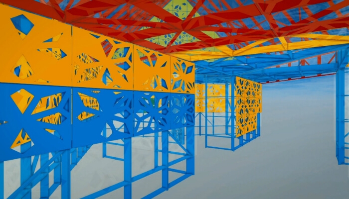 Futuristic EQ house uses AI and BIM to bring the outside world in