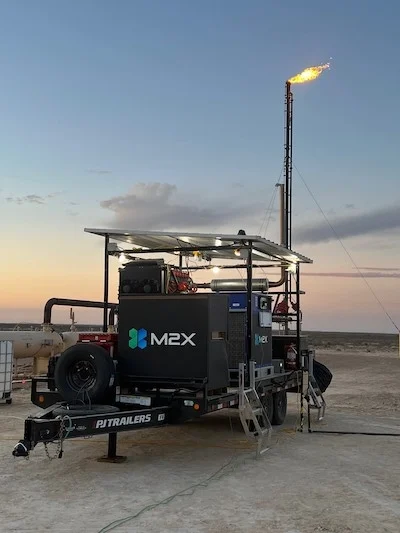M2X Energy reduces emissions by converting waste methane