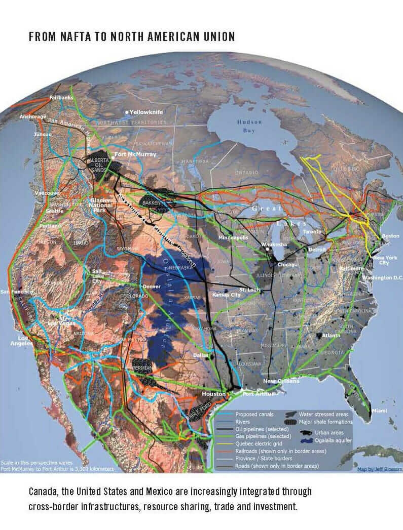A borderless world: Maps reveal infrastructure, not borders
