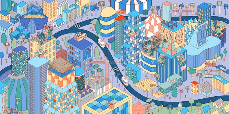 A borderless world: Maps reveal infrastructure, not borders