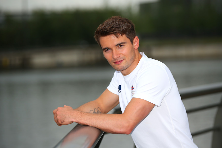 Goodfellow swapping handstands for headsets with diving partner Laugher ...