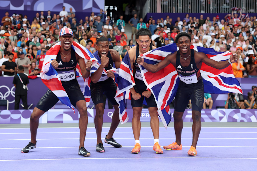 Men's 4x100m relay claim blistering bronze in whirlwind half-an-hour ...