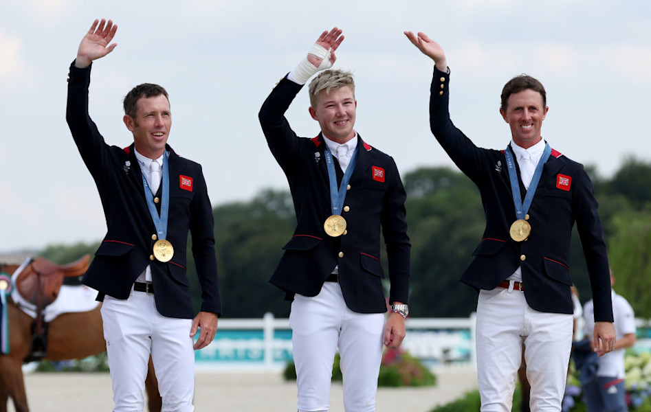Team GB jump to ninth gold medal of Paris 2024 with showjumping team ...
