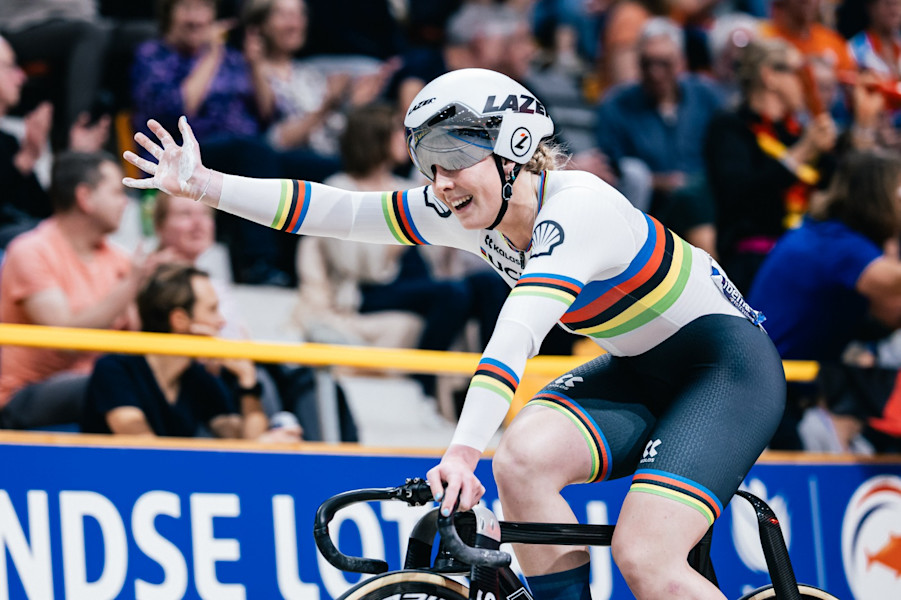 Who is Emma Finucane? Britain's history-making sprint track cyclist ...