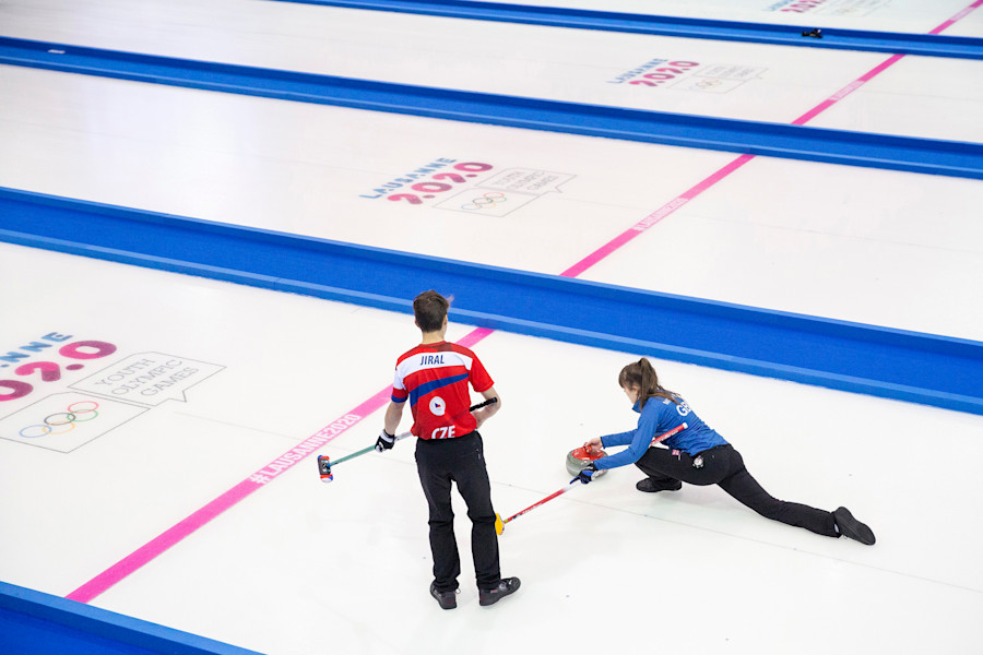 Mitchell and Rankin show the way at Champery in curling event | Team GB