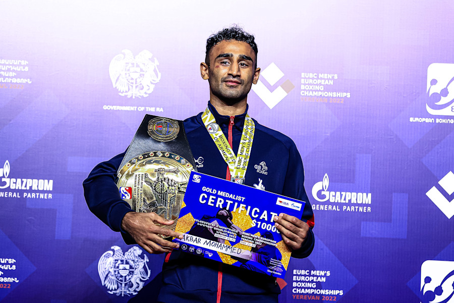 Akbar takes European boxing gold in Armenia as Brits claim eight medals ...
