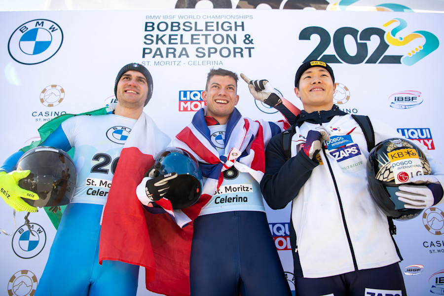 Weston slides into skeleton folklore with World Championship gold | Team GB
