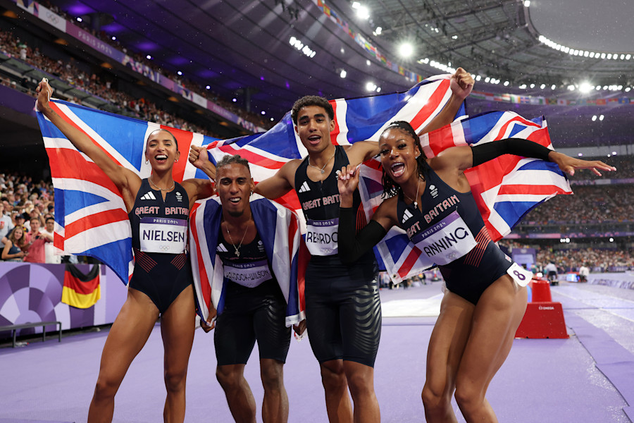 Team GB open athletics account with 4x400m mixed relay bronze | Team GB