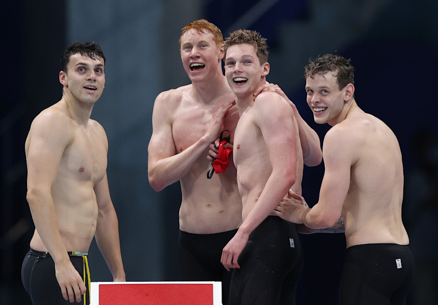 Freestyle relay swimmers storm to Olympic gold | Team GB