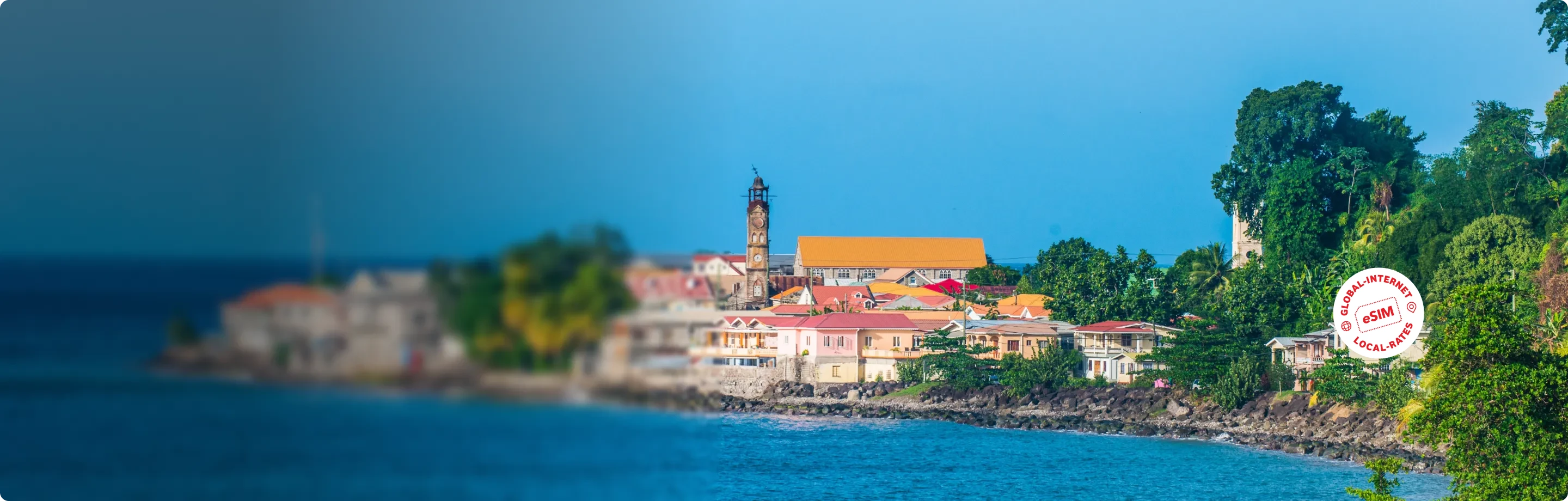 Vodafone Travel eSIM Grenada | Prepaid eSIM for Grenada