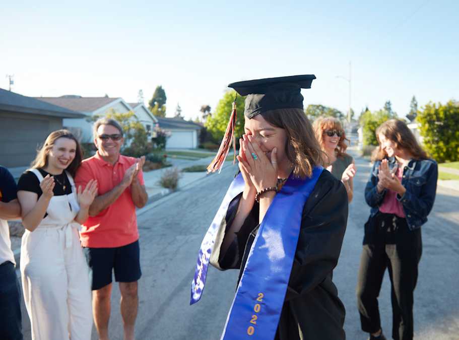 On a Positive Note: Sister Surprises Twin at College Graduation Ceremony