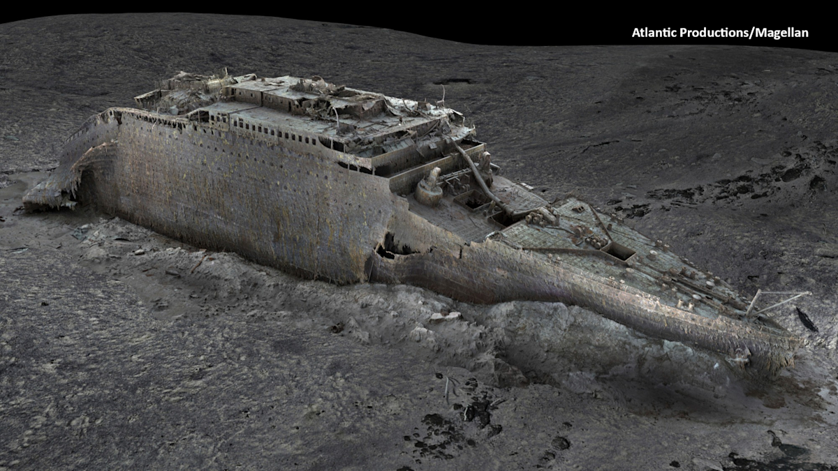 First Full-Size 3D Scan of Titanic Shows Shipwreck in New Light First Full-Size 3D Scan of Titanic Shows Shipwreck in New Light