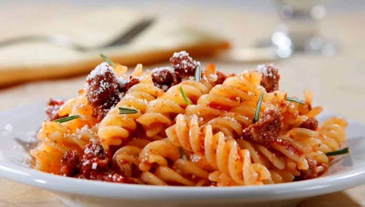 Barilla® Gluten Free Fusilli Lamb Ragout Rosemary and Romano Cheese ...
