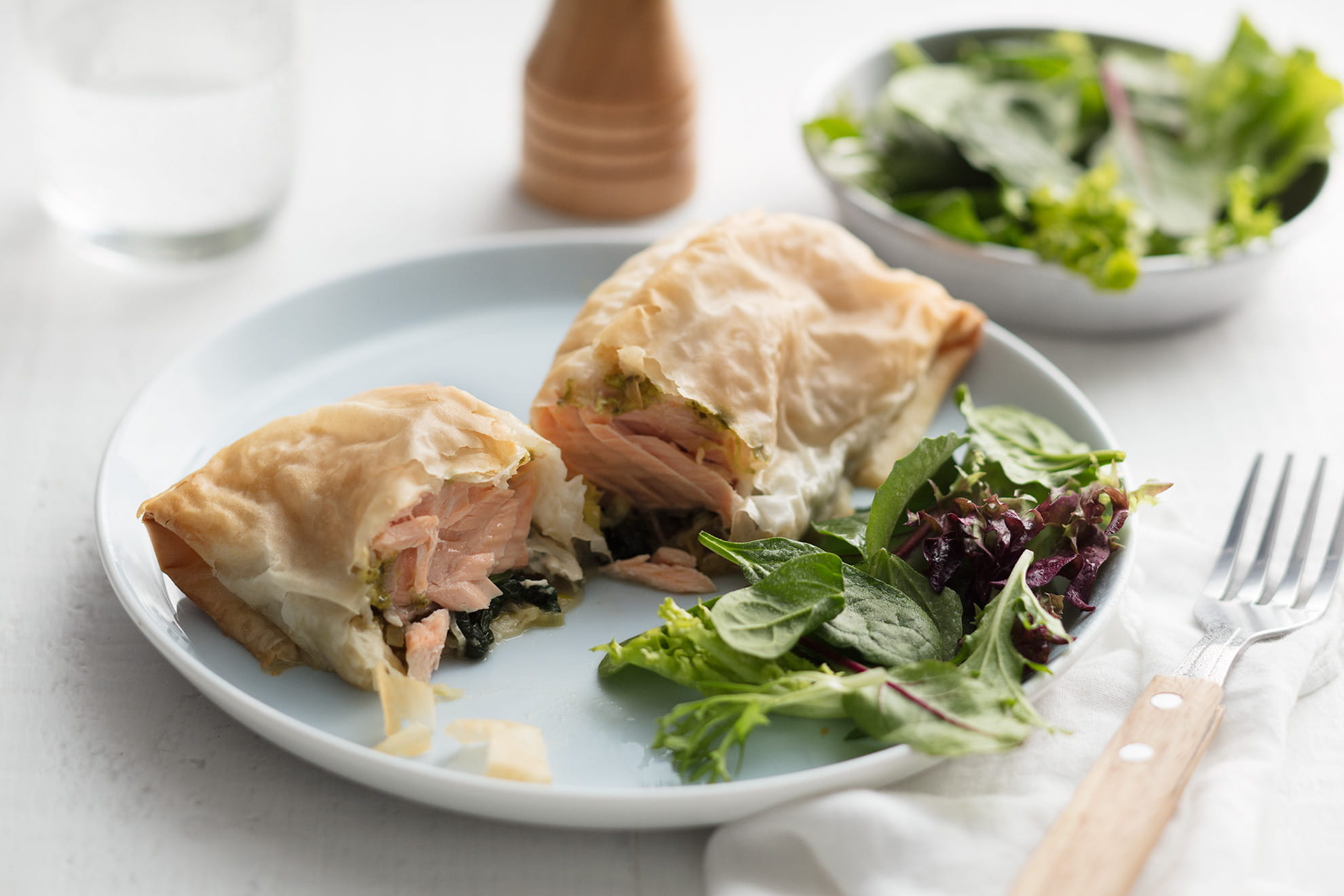 Pesto Salmon Filo Parcels | Barilla