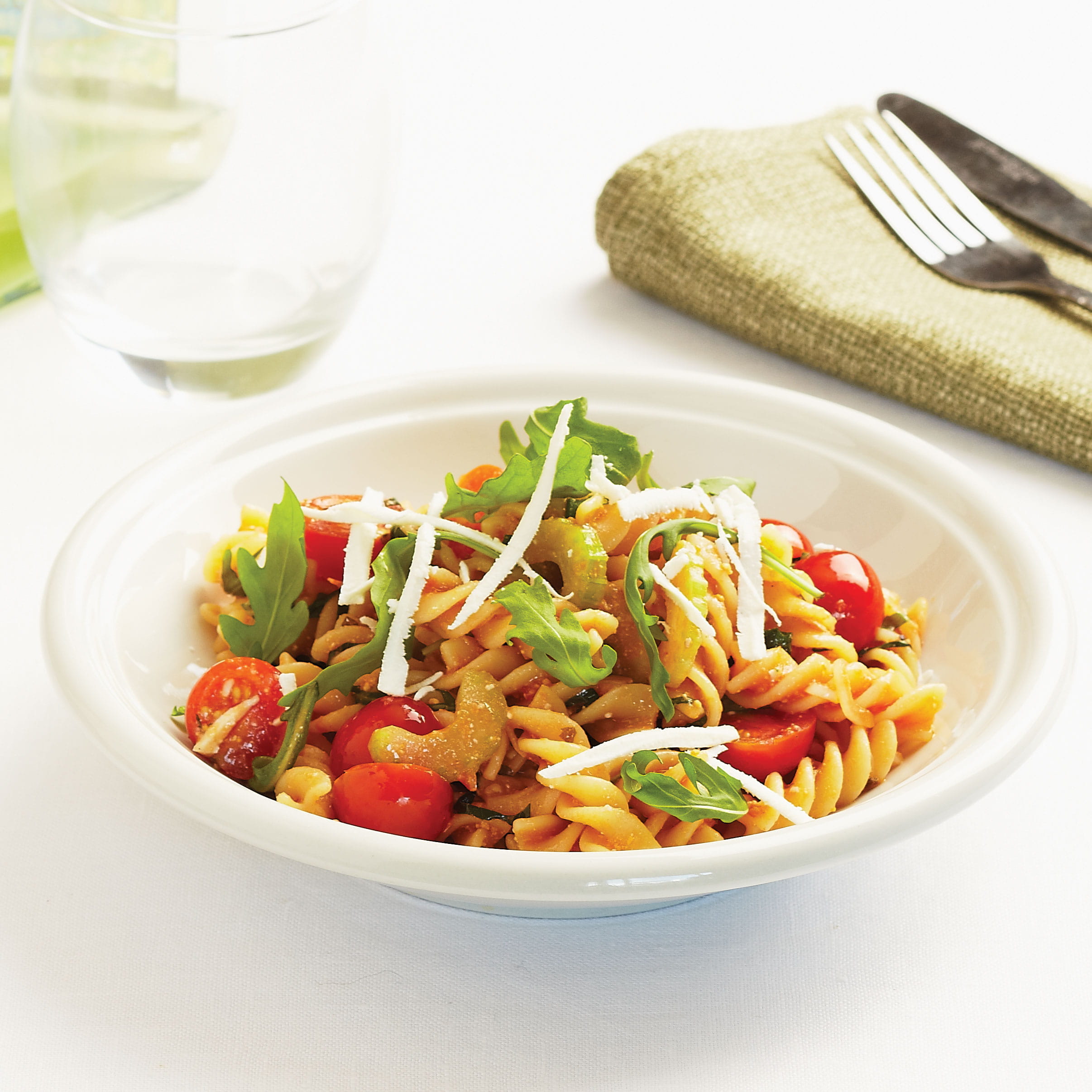 Fusilli with Ricotta Sauce, Eggplant and Fresh Basil | Barilla