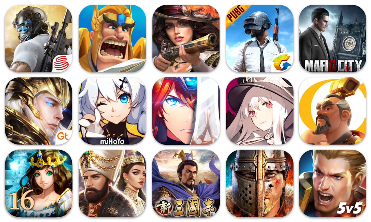 2018年10月成功出海的中国手游收入TOP30：《梦幻模拟战》强势上榜，《文明觉醒》，《Game of Sultans》排名大幅提升