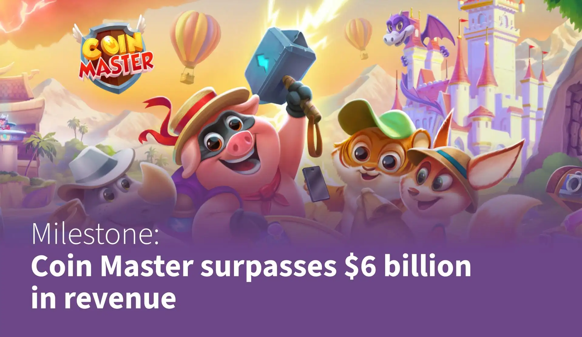 Coin Master surpasses $6 billion in revenue