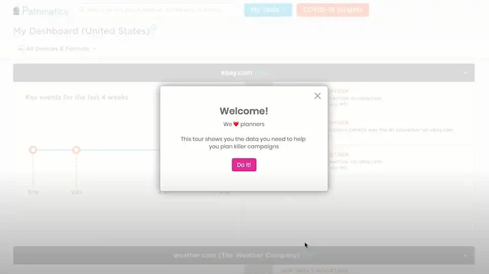Data Analytics Platform Video Tour Guide for Pathmatics Explorer