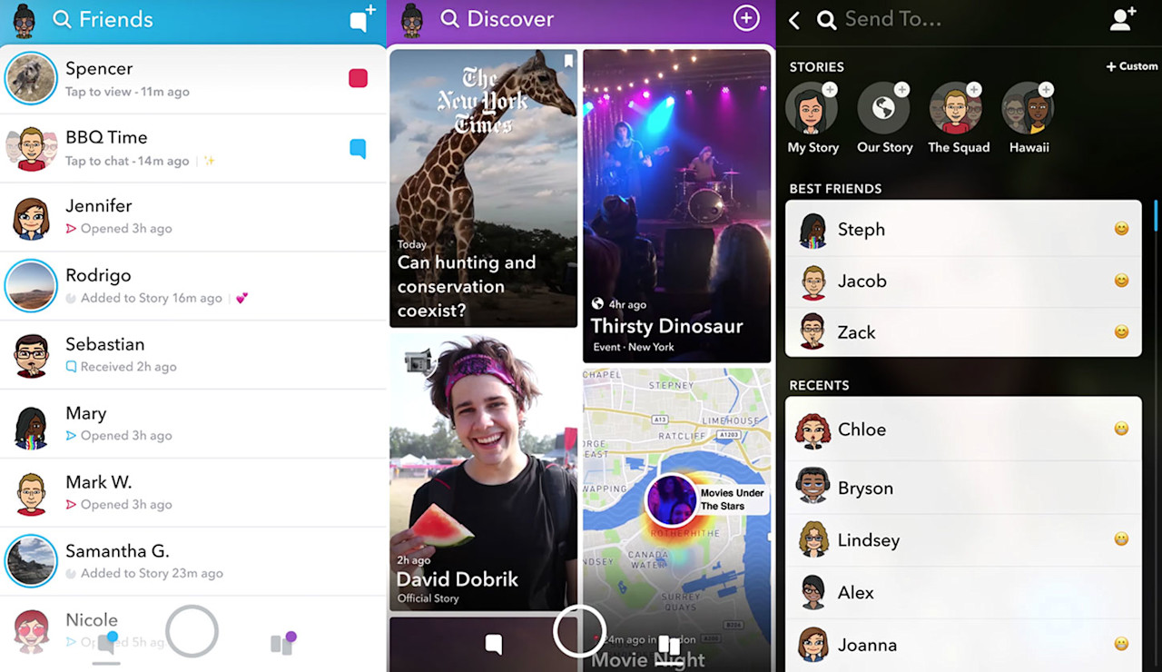 First-Time U.S. Snapchat Installs Increase 55% Following the App's Redesign
