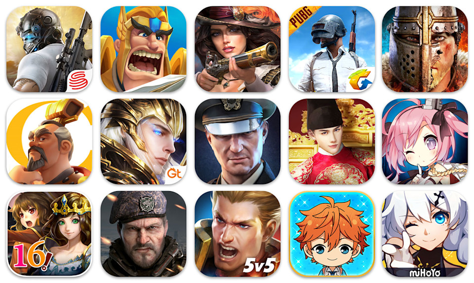 2018年9月成功出海的中国手游收入TOP30：莉莉丝新游《文明觉醒》进入榜单，《碧蓝航线》，《崩坏3》，《偶像梦幻祭》排名大幅提升