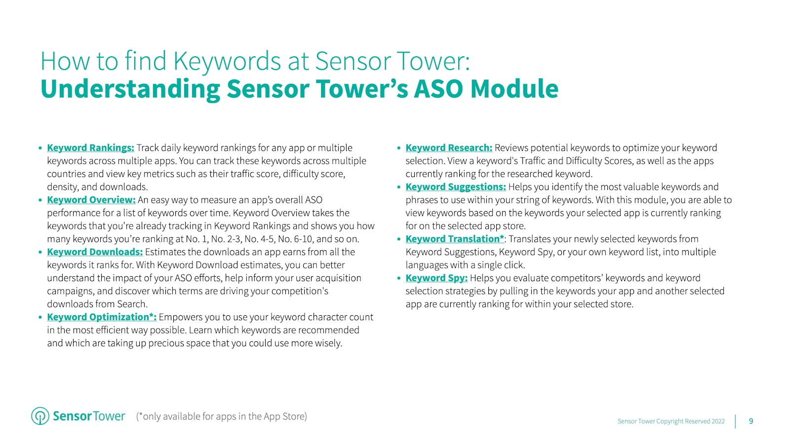 How to Incorporate Sensor Tower’s ASO Module Into Your Marketing Strategy