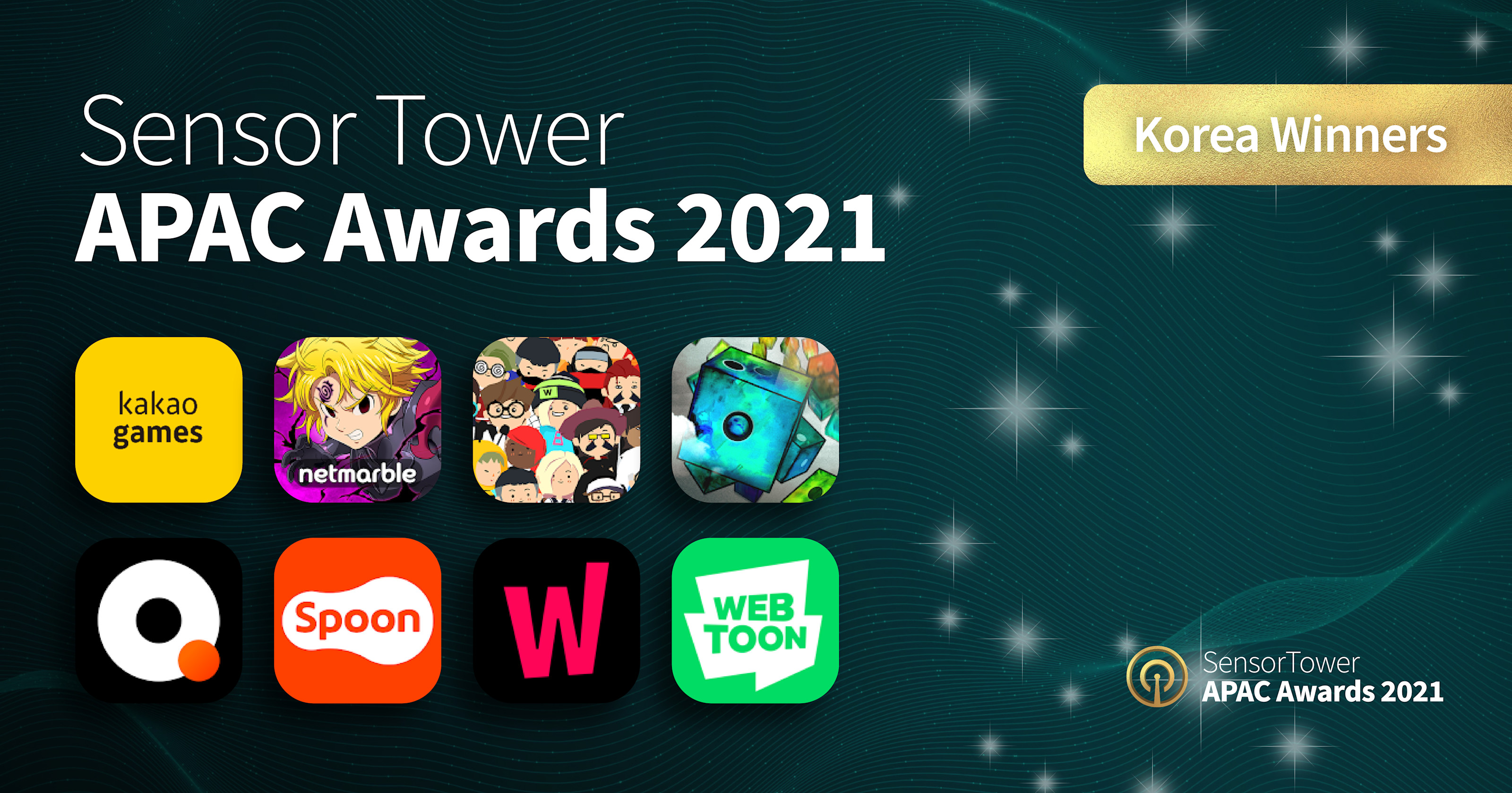 Sensor Tower APAC Awards 2021 - 대한민국