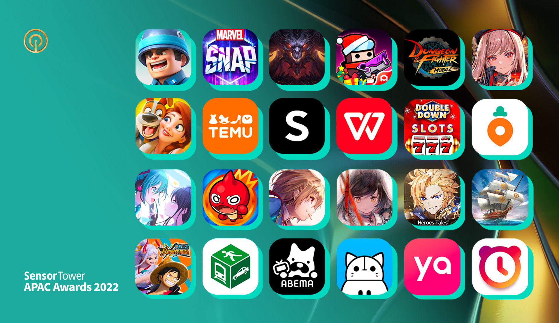 Sensor Tower APAC Awards 2022 Winners