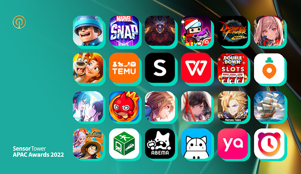 Sensor Tower APAC Awards 2022 Winners