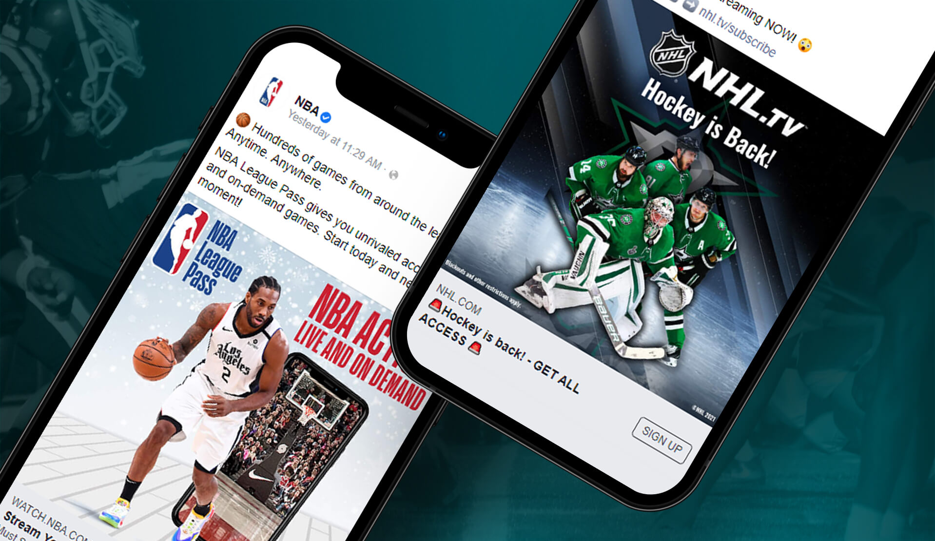 Major League Sports Mount a Full-Court Press in the Digital Space